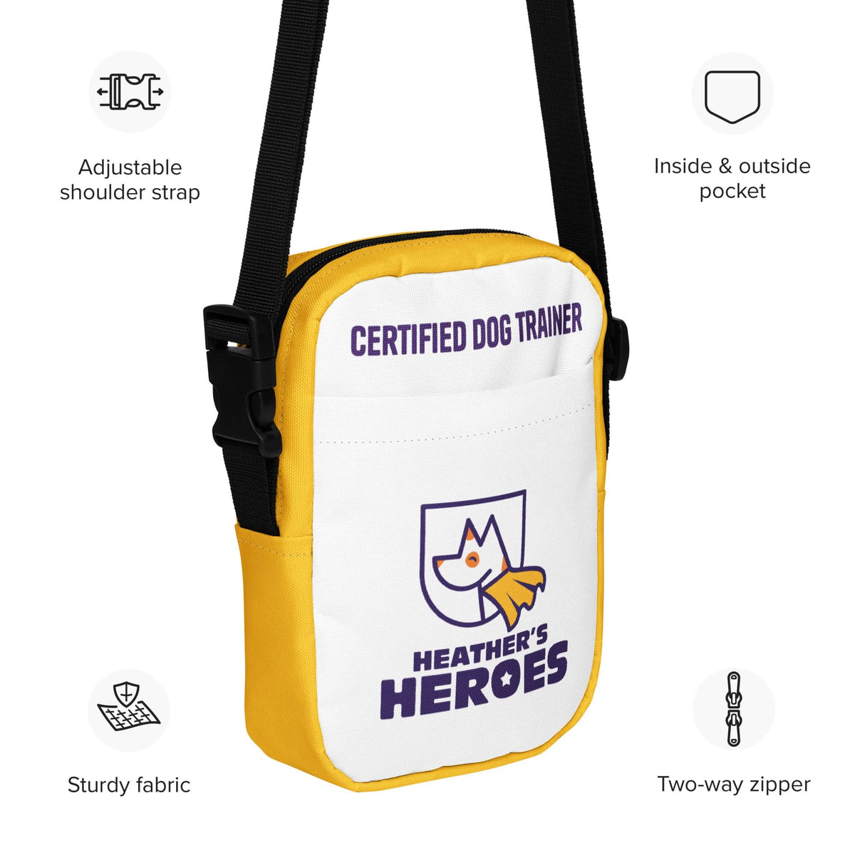 HHCT utility crossbody bag – Heather's Heroes